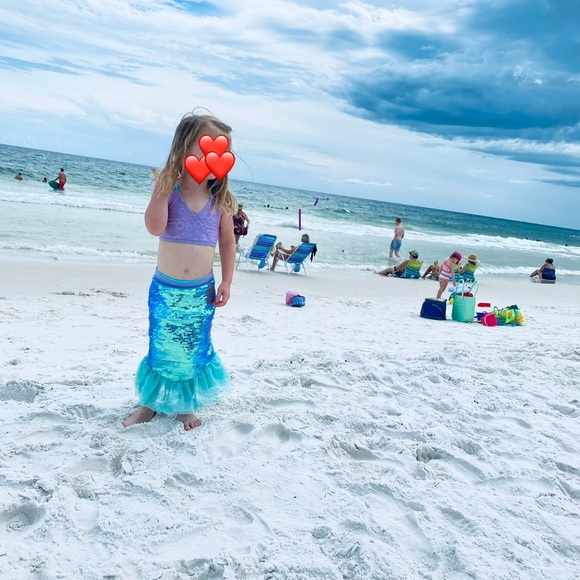Disney | Swim | Little Mermaid Ariel 3 Piece Swimsuit 4t Disney ...